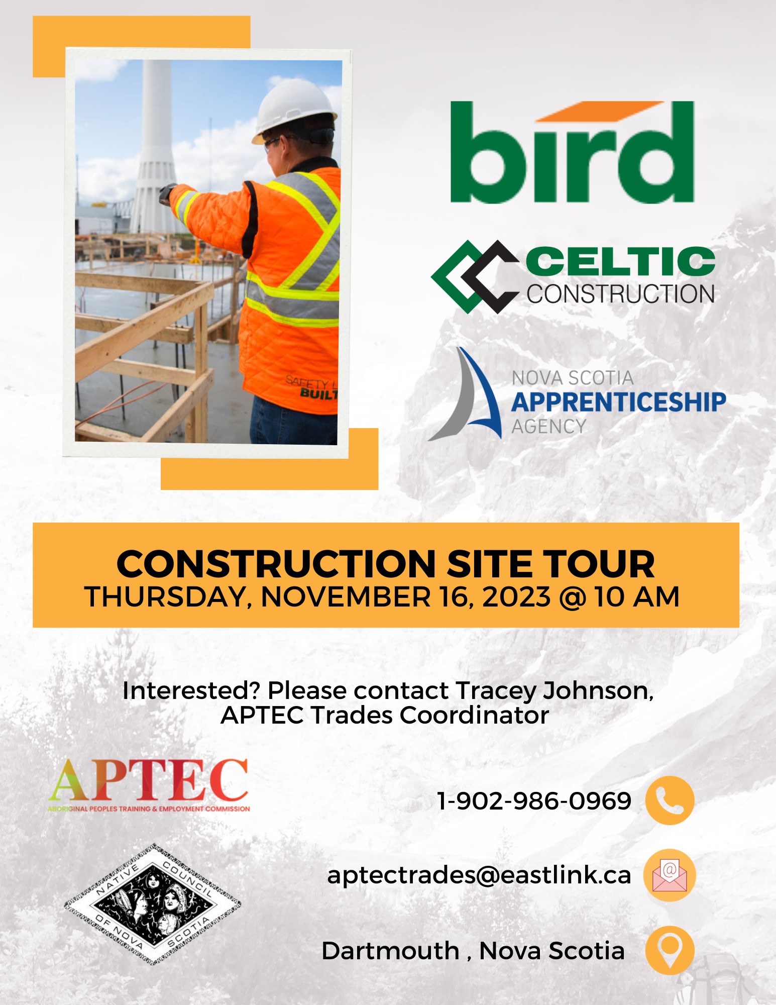 Bird Construction Site Tour - APTEC
